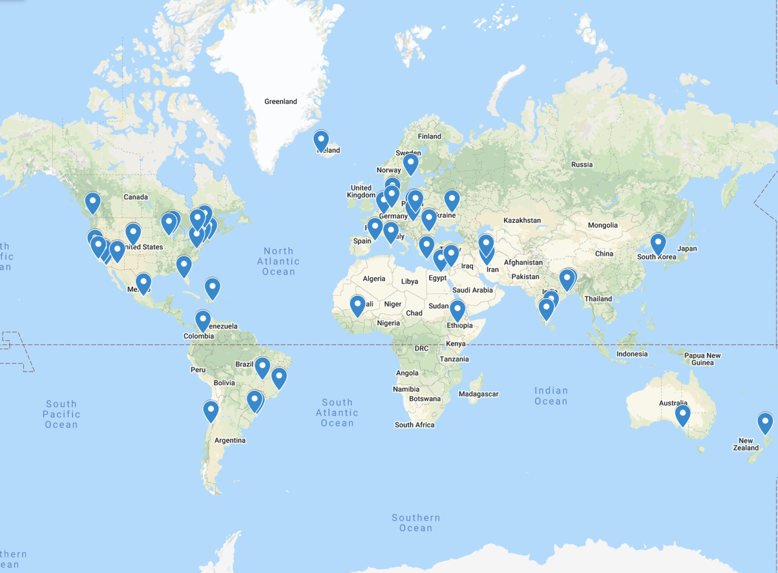 The Global Walkability Correspondents Network today - Pedestrian Space